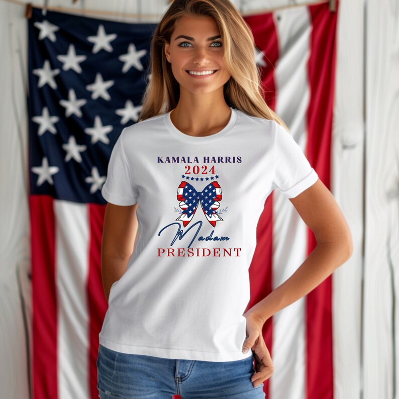 Kamala Harris PNG 2024 Bundle for Girls Bow Harris for President Design ...