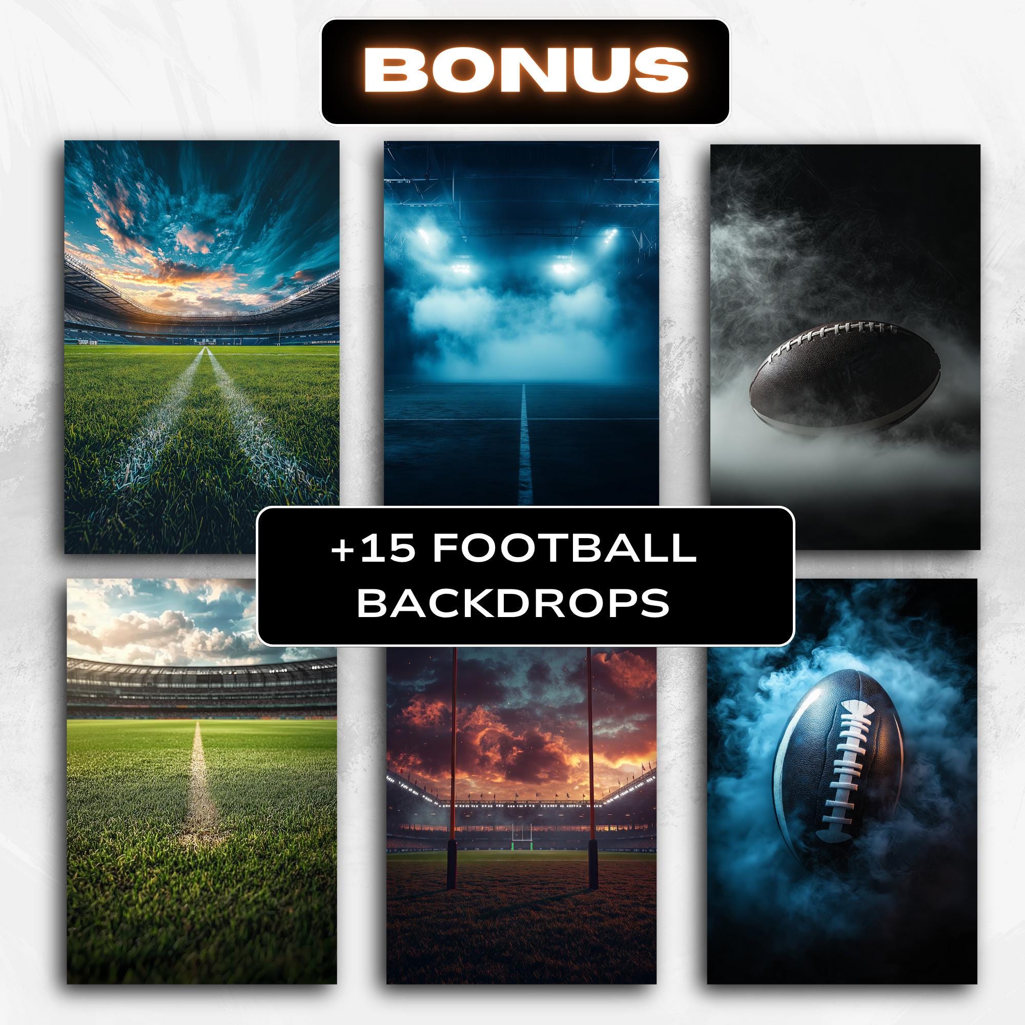 Editable Football Trading Card Template: Canva Sports Card Design ...
