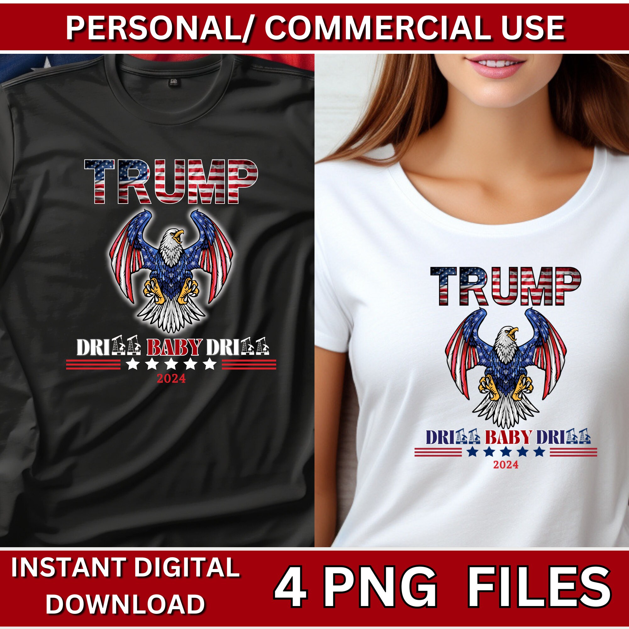 Drill Baby Drill Png Bundle Trump 2024 Trump Drill Baby Shirt Design ...