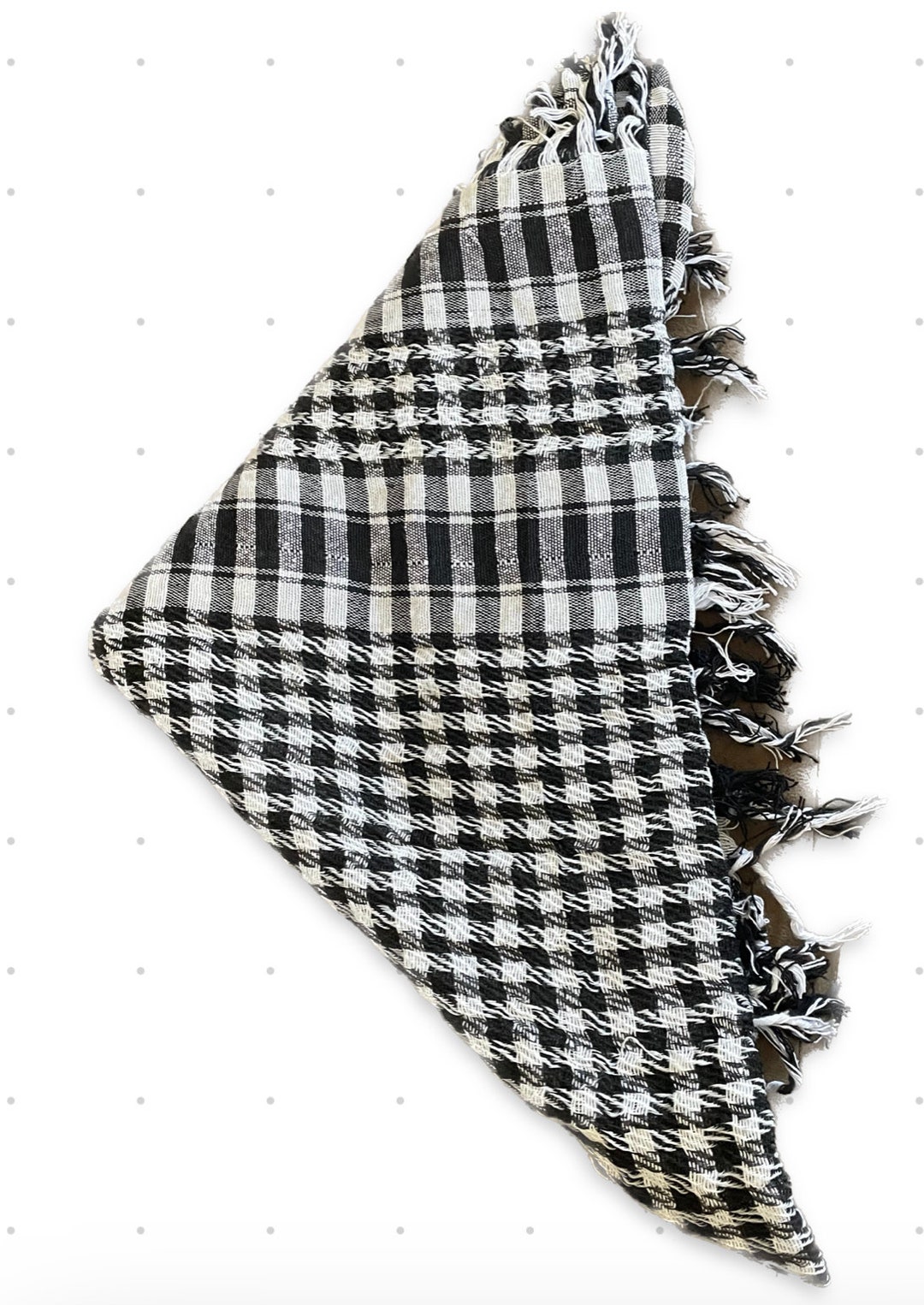 Shemagh Arabic Palestinian Desert Scarf / 100% Cotton Keffiyeh Scarf ...