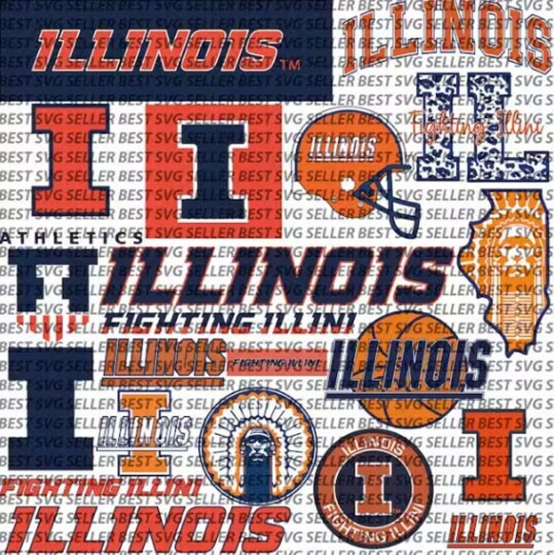 Illinois Fighting Svg, Illini SVG, Game Day, Basketball, College ...