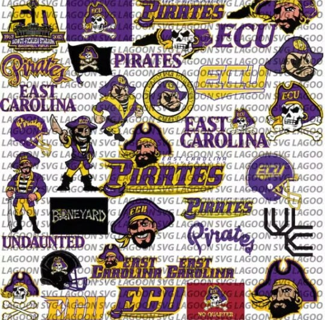 East Carolina University SVG, Pirates SVG, College, Athletics, Football ...