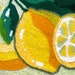 Lemon Tufted Rug Hand Tufted Fruit Rug Handmade Lemon Carpet Tufted ...