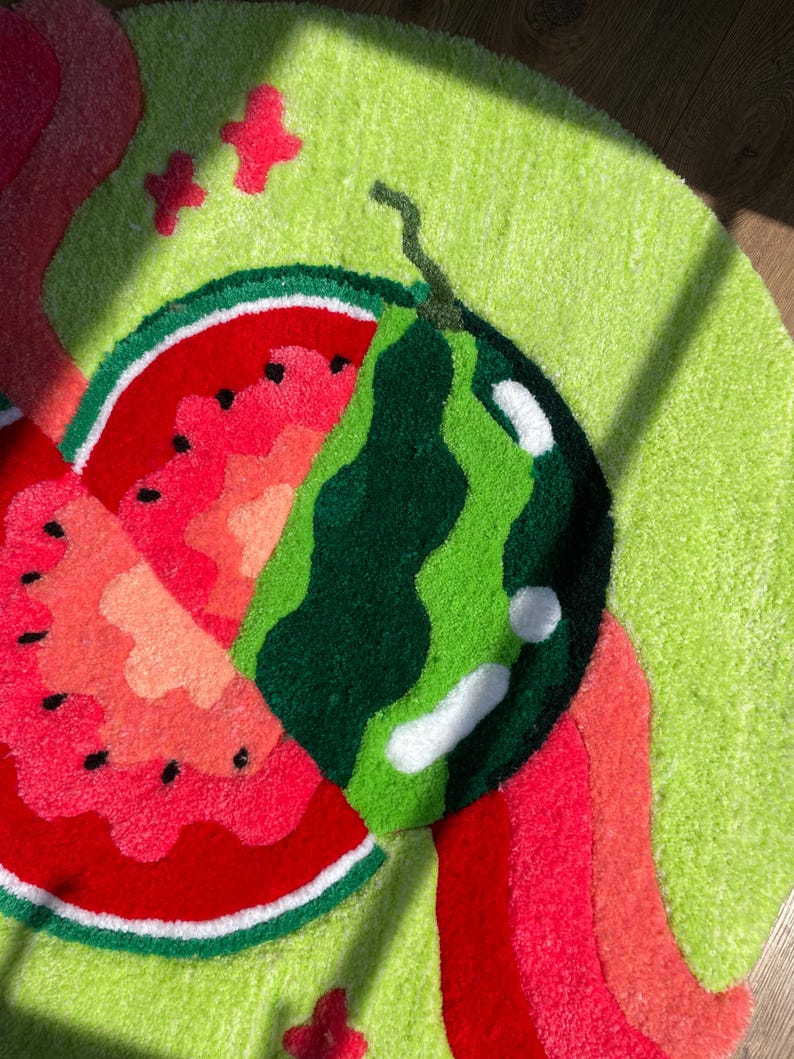 Custom Fruit Rug: Fun Watermelon Rug - Etsy