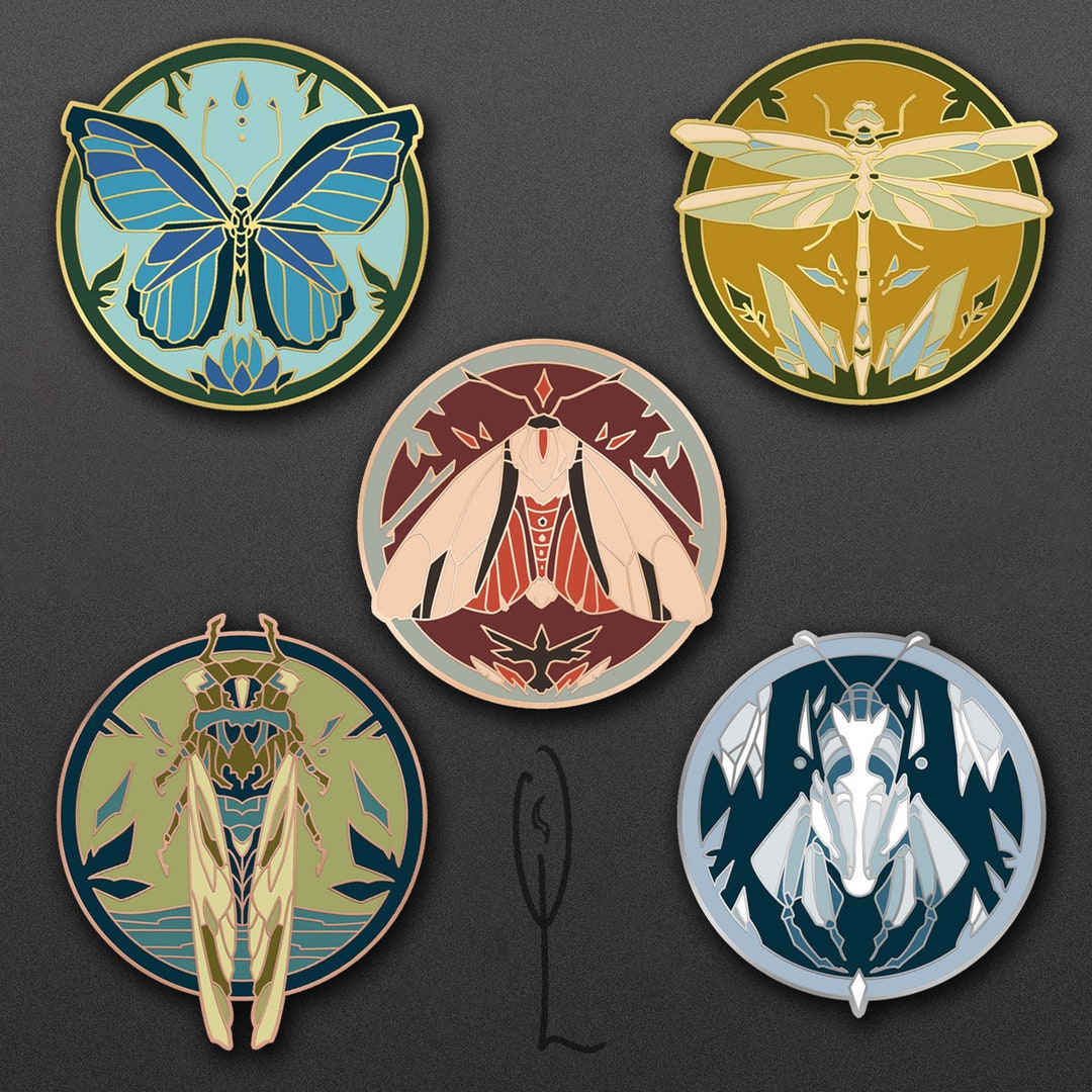 Gator Boys/insect Enamel Pins - Etsy