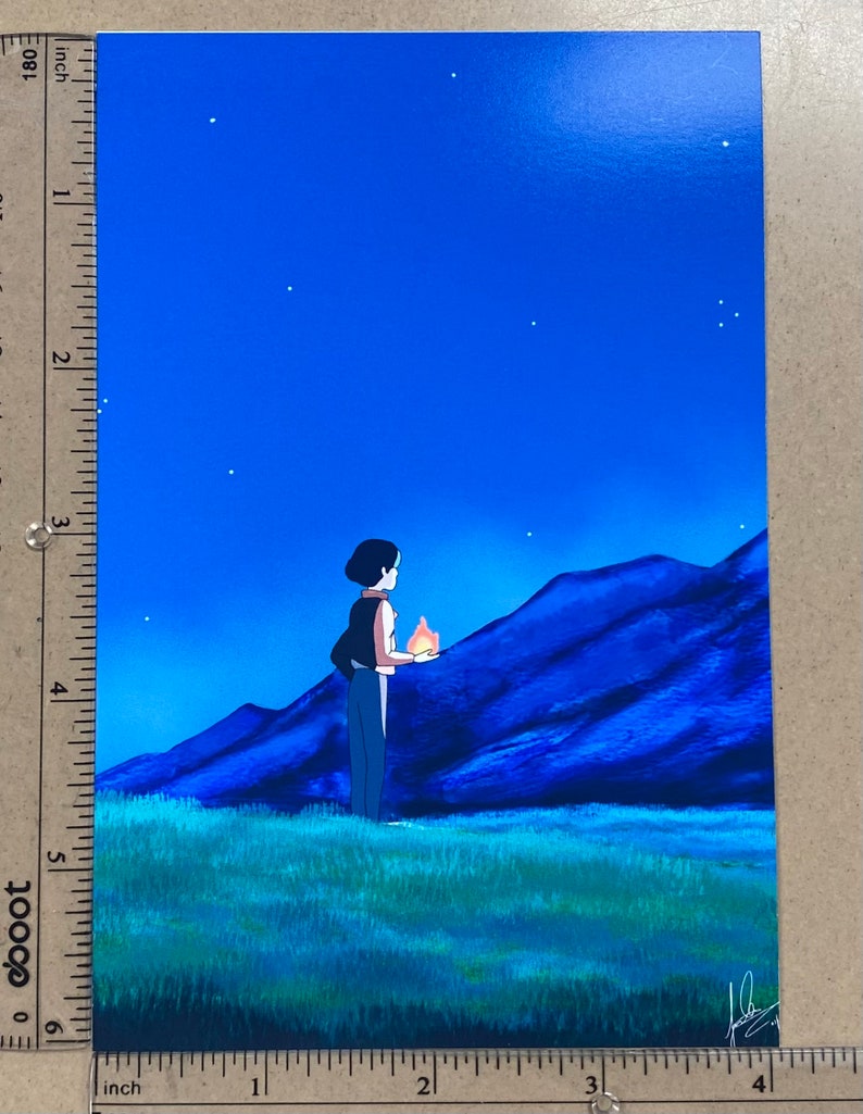 4 X 6 | 11 X 8.0625 | Art Print | Studio Ghibli Fan Art, Howl's Moving ...