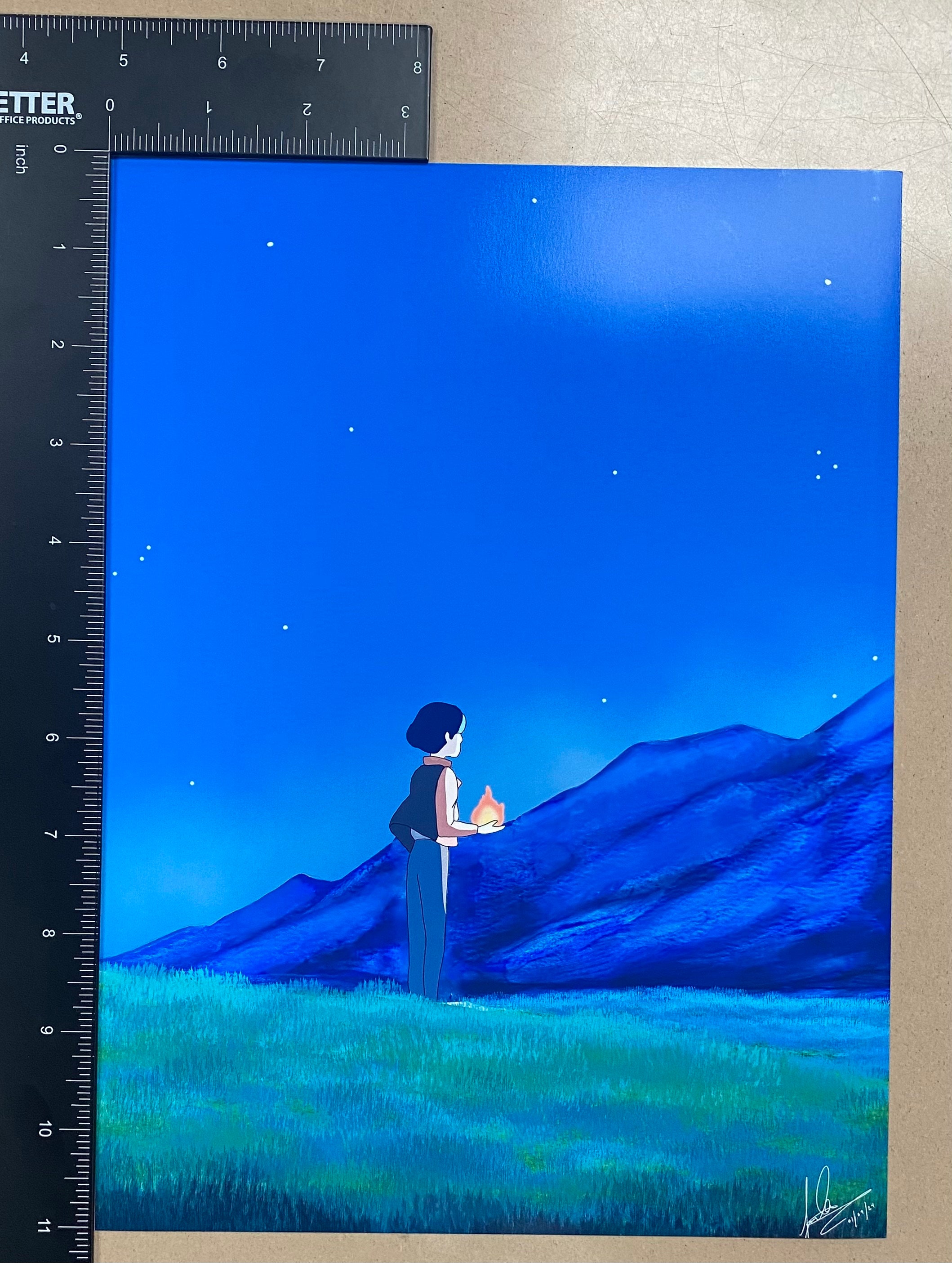 4 X 6 | 11 X 8.0625 | Art Print | Studio Ghibli Fan Art, Howl's Moving ...