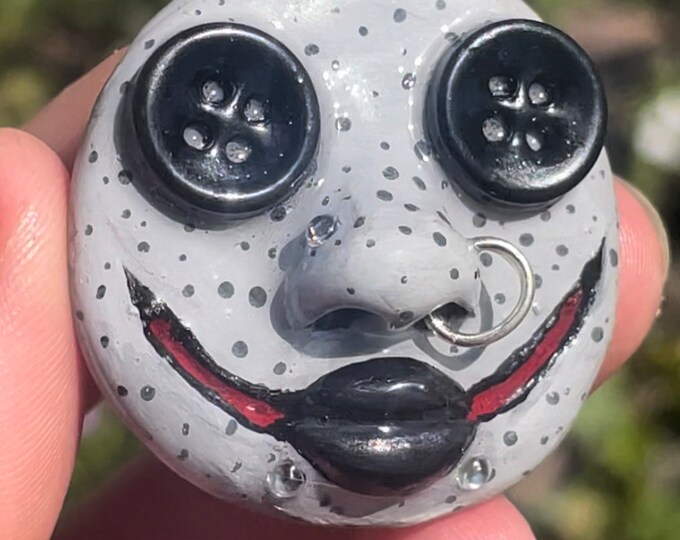 Custom Cursed Coraline Themed Necklace Charm/pins - Etsy