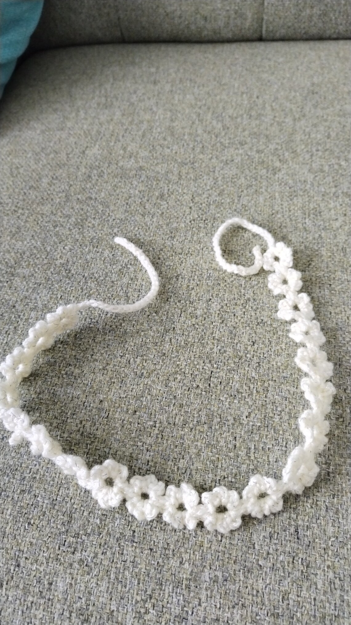 Lesserafim Sakura Inspired Crochet Flower Headband - Etsy UK