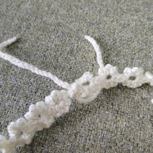 Lesserafim Sakura Inspired Crochet Flower Headband - Etsy UK