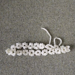 Lesserafim Sakura Inspired Crochet Flower Headband - Etsy UK
