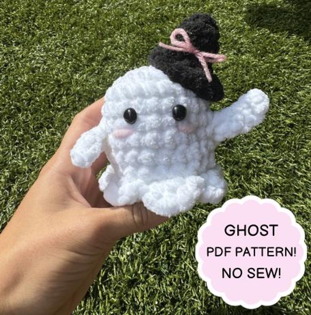 Cute Halloween Ghost Crochet Pattern - PDF - Etsy