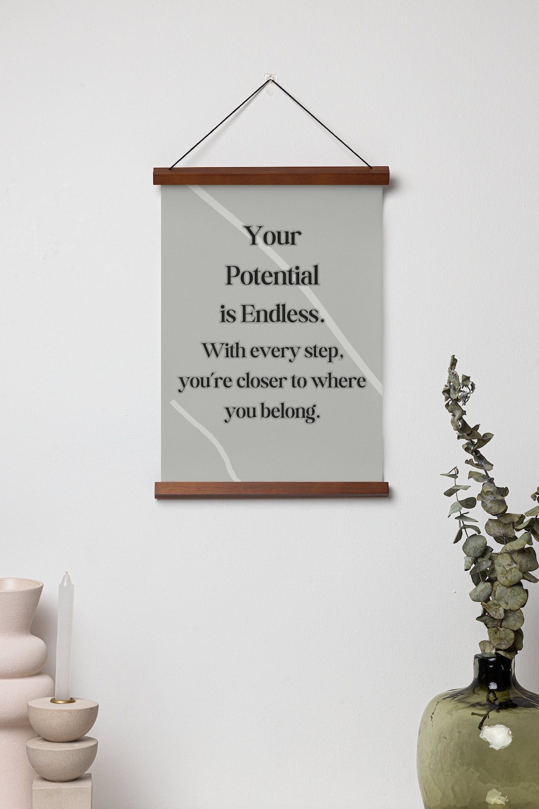 Your Potential is Endless Poster, Digital Print, Inspirational Art ...