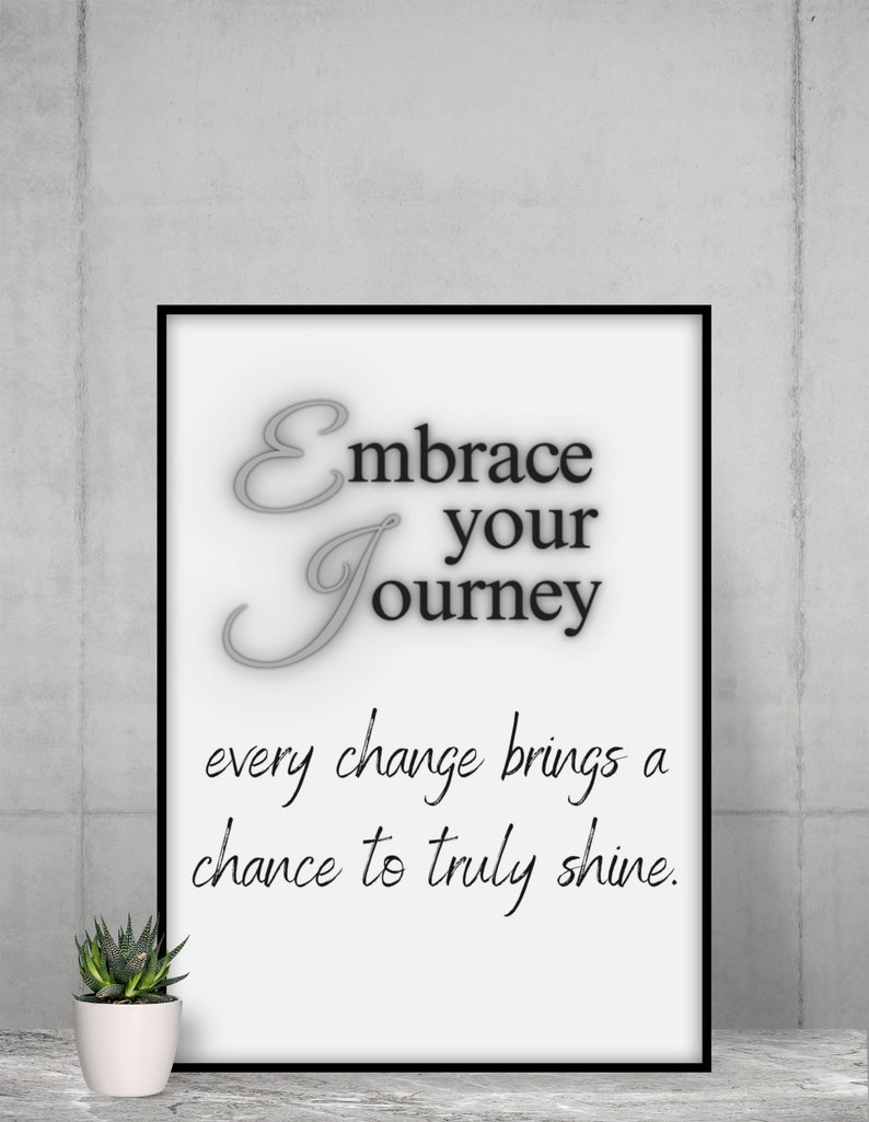 Embrace Your Dreams Be Bigger Than Your Fears Today. Motivational Art ...