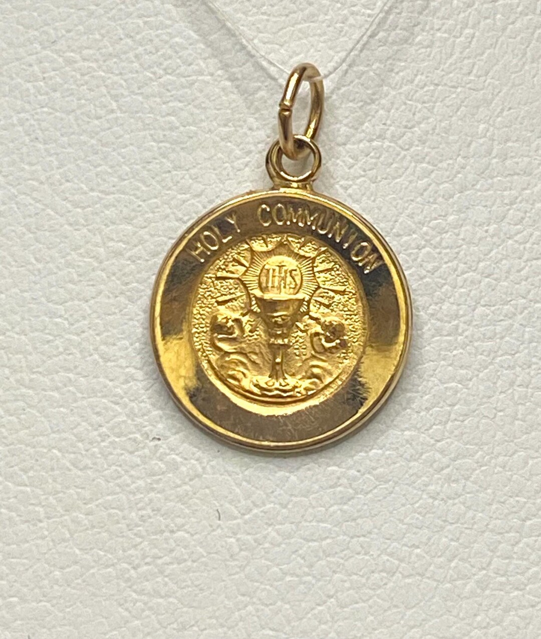 Vintage 14k Yellow Gold Holy Communion Charm - Etsy