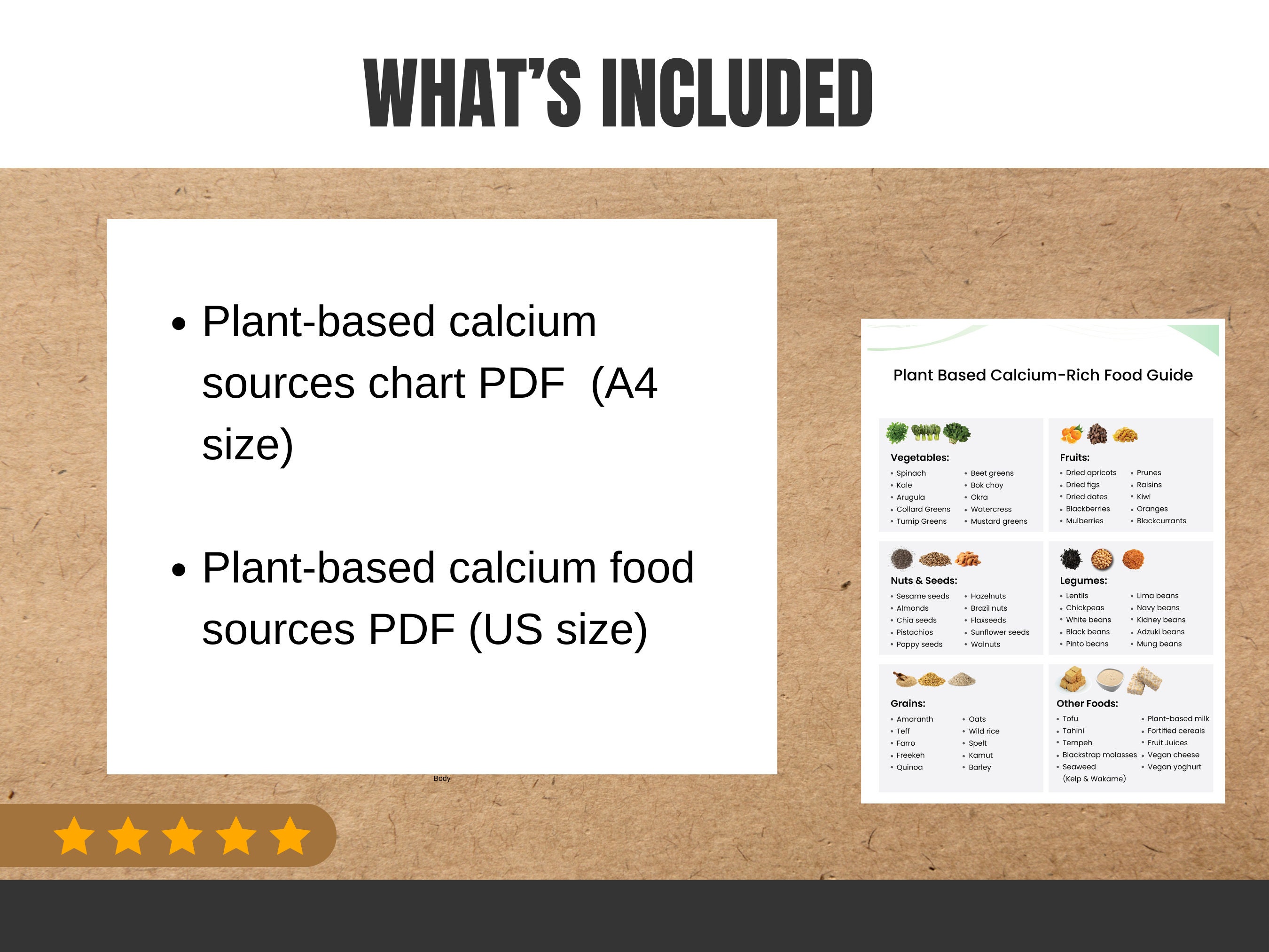 Calcium Food Guide, Calcium Food Sources, Grocery List for Calcium ...