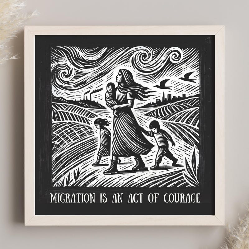 Courage Poster - Etsy