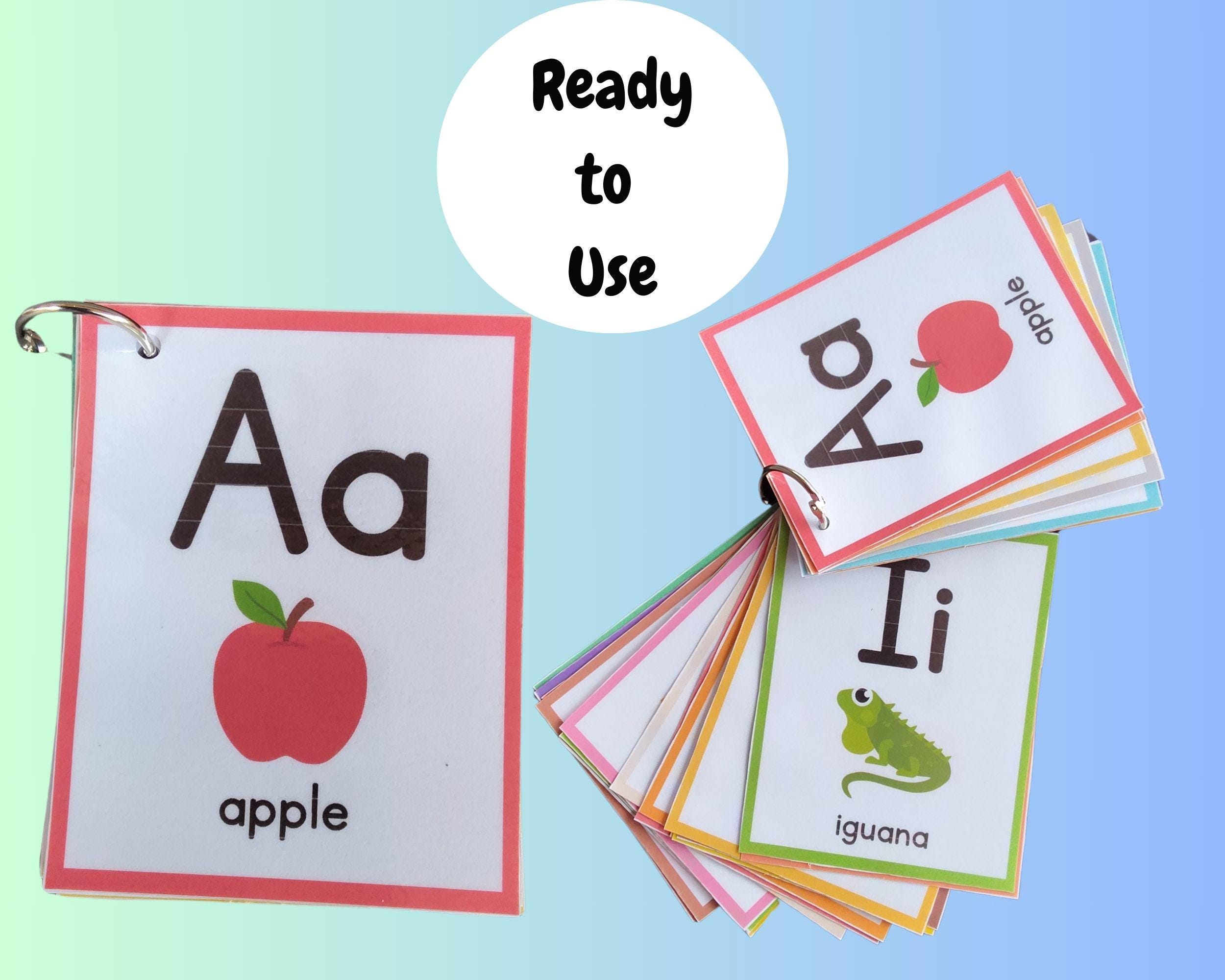 Alphabet Flashcard, A to Z Cards, Phonics Practice for Toddler, Phonics ...
