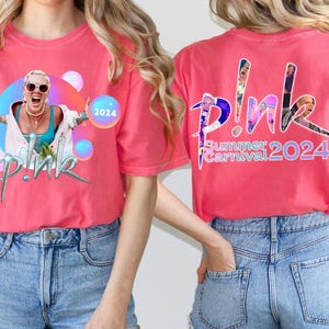 Comfort Colors®, P!nk Summer Carnival 2024, Trustfall Album Tee, Pink ...