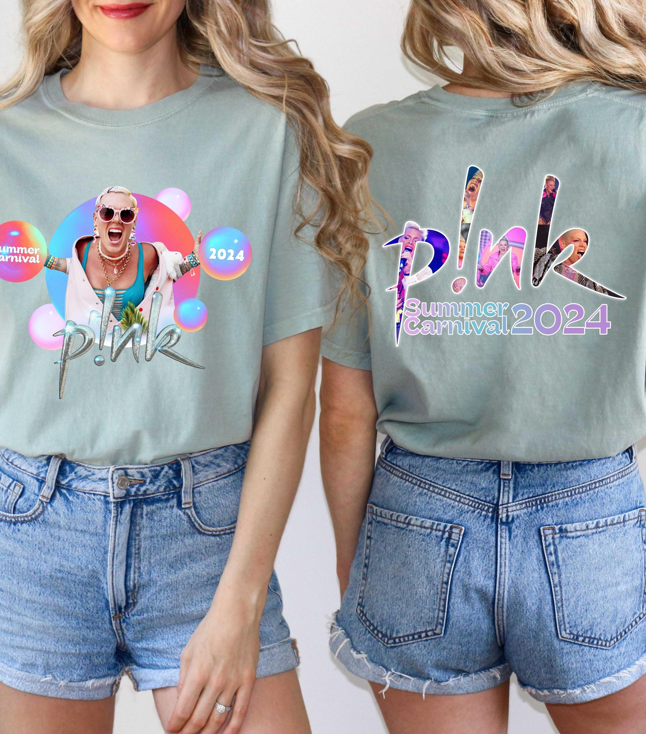 Comfort Colors®, P!nk Summer Carnival 2024, Trustfall Album Tee, Pink ...