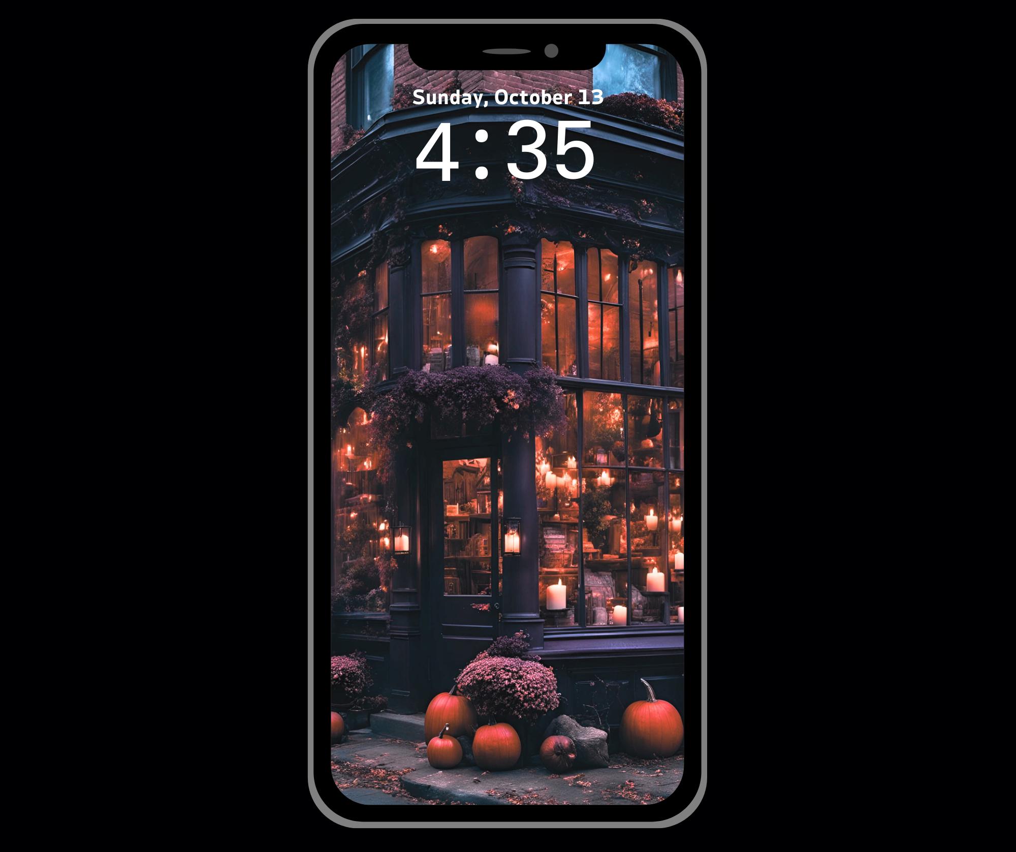 Purple, Poetry & Pumpkins - Cozy Collection, Witchy Aesthetic Phone ...