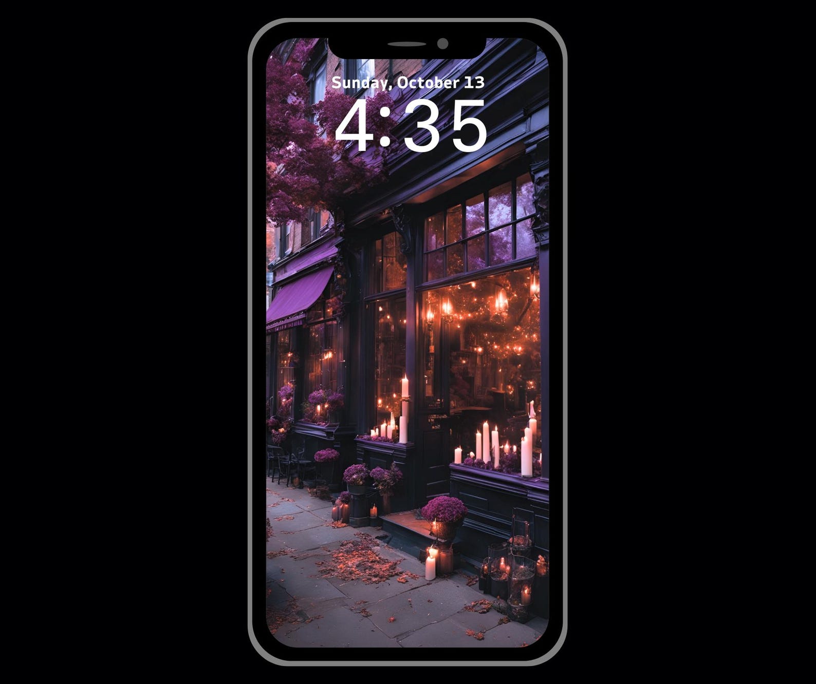 Purple, Poetry & Pumpkins - Cozy Collection, Witchy Aesthetic Phone ...