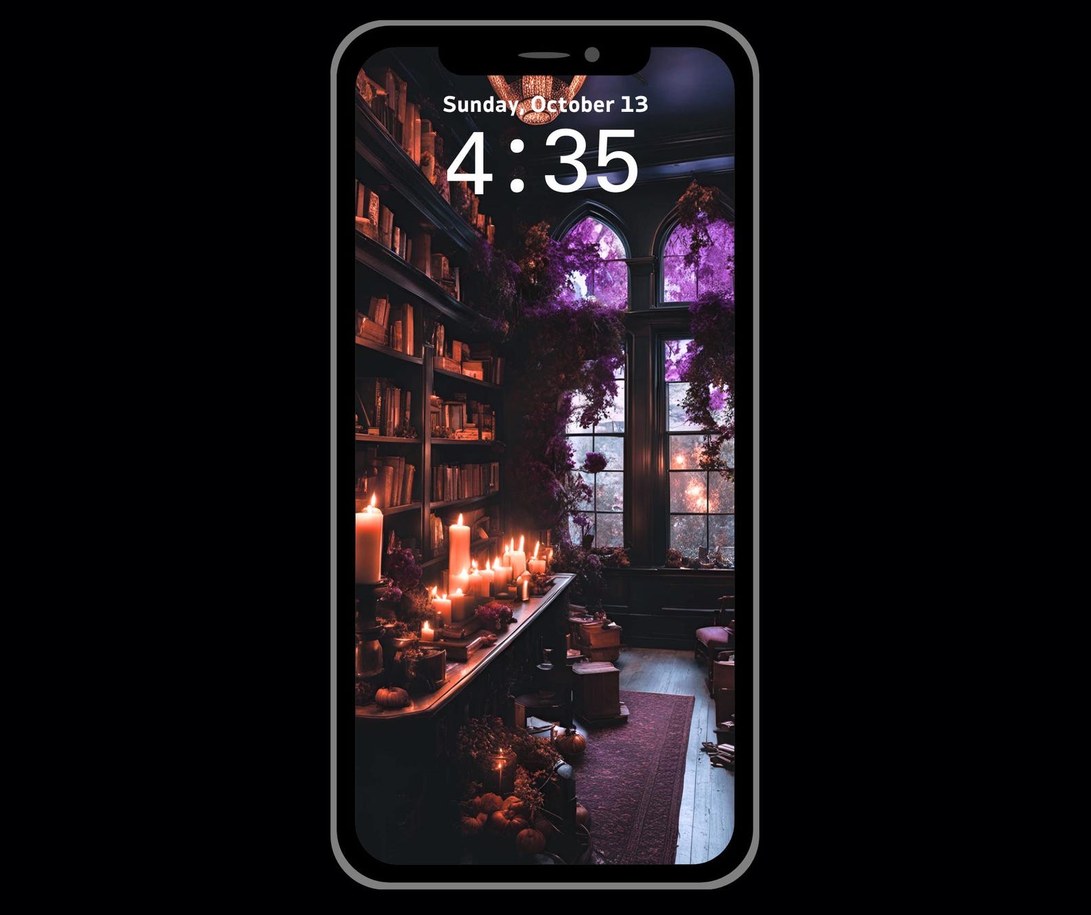 Purple, Poetry & Pumpkins - Cozy Collection, Witchy Aesthetic Phone ...