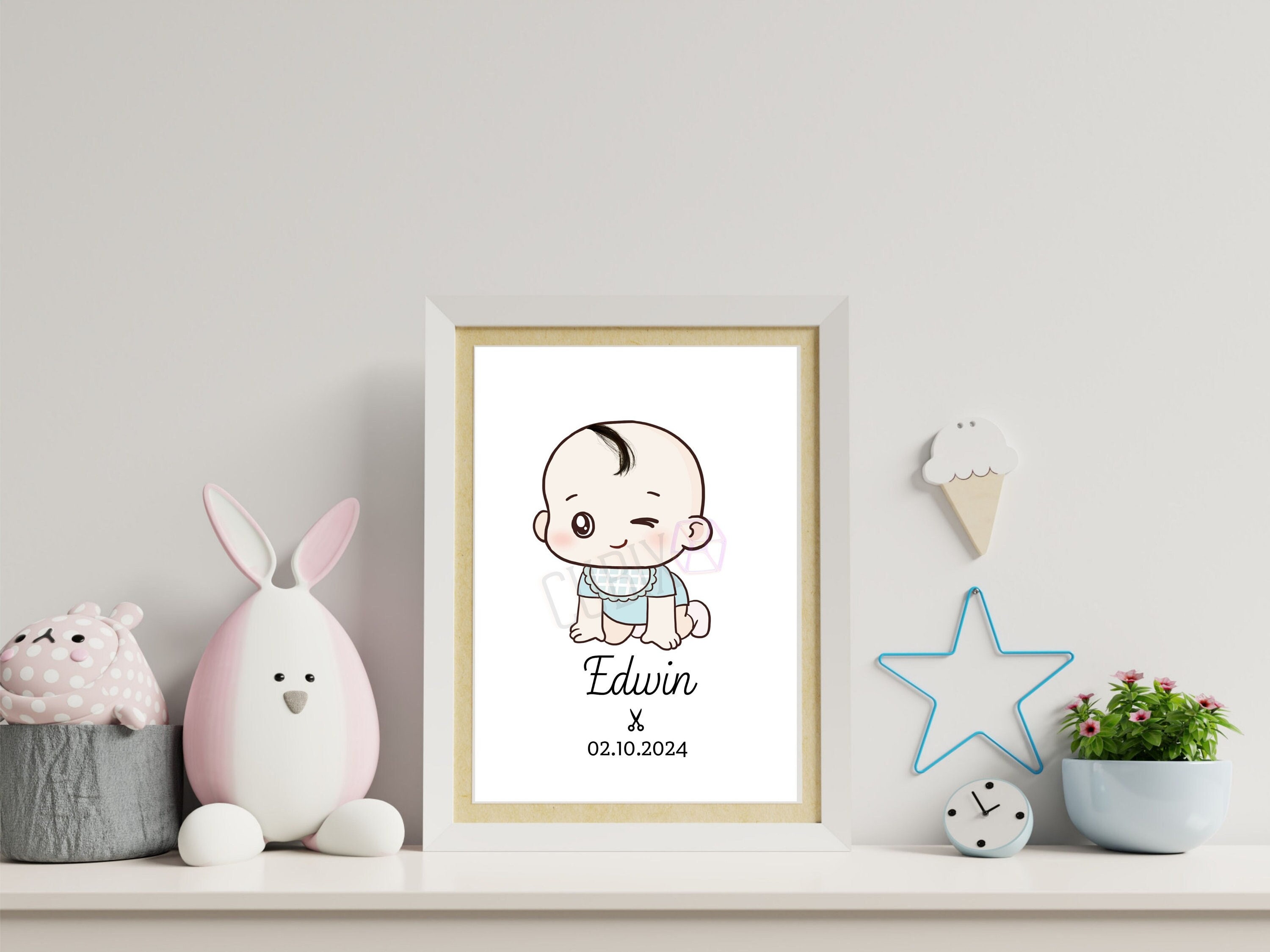 Baby's First Haircut, Baby Memory Frame, Baby Hair, My First Hair, Baby ...