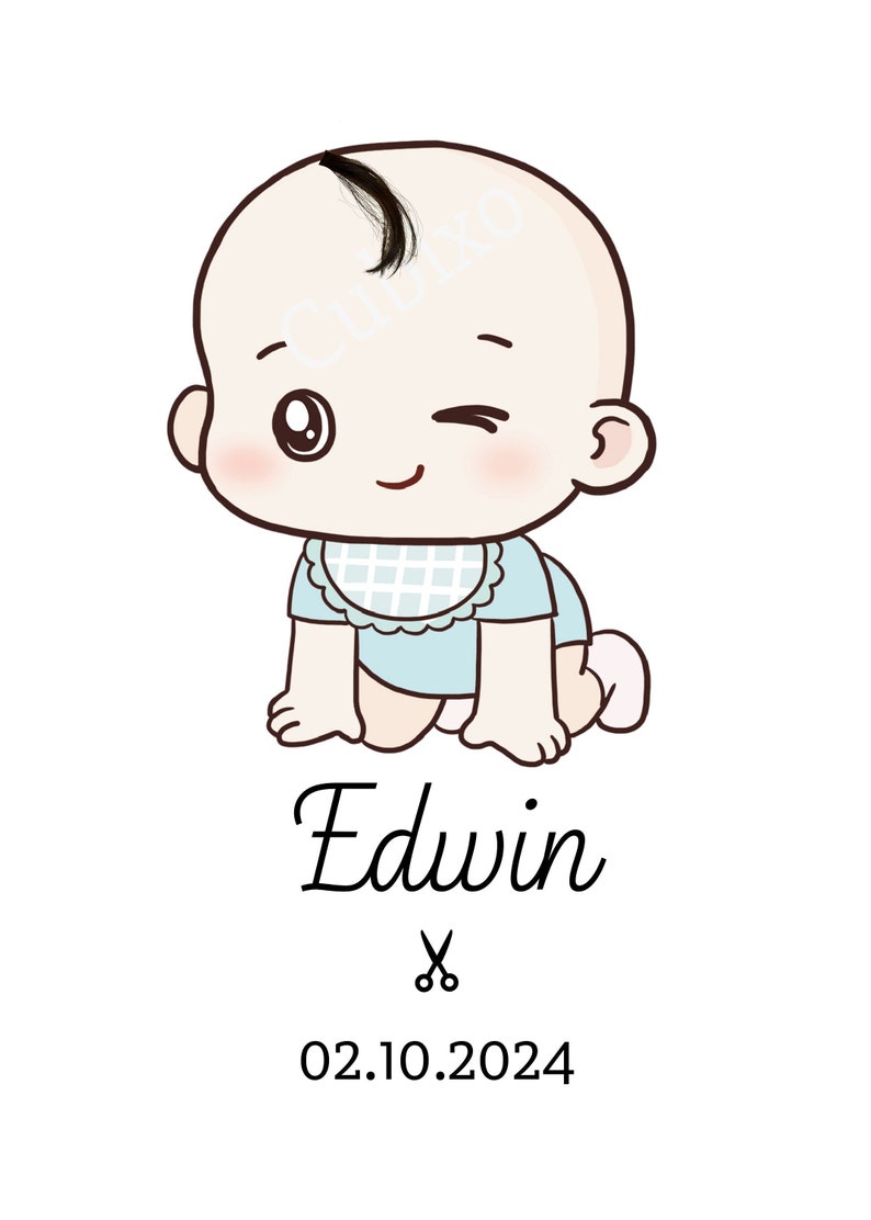 Baby's First Haircut, Baby Memory Frame, Baby Hair, My First Hair, Baby ...