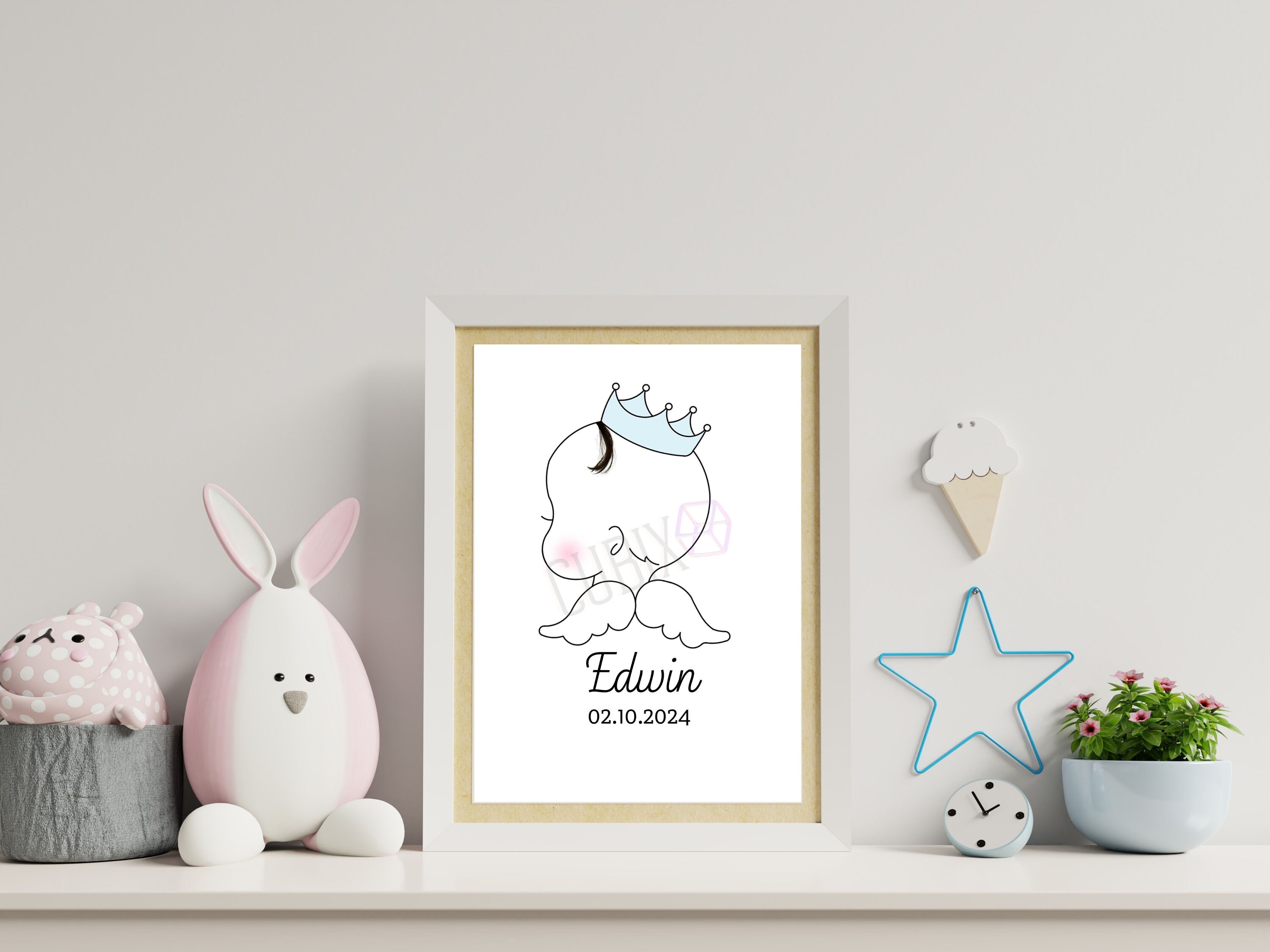 Baby's First Haircut, Baby Memory Frame, Baby Hair, My First Hair, Baby ...