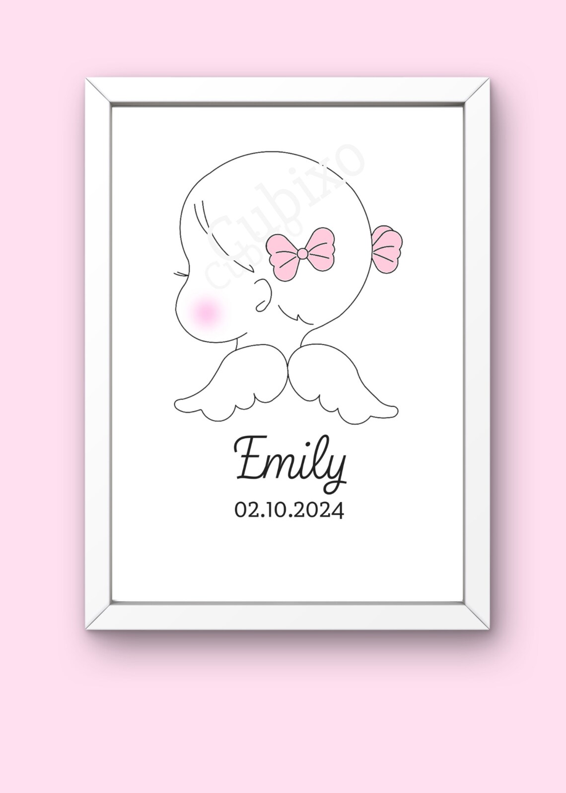 Baby's First Haircut, Baby Memory Frame, Baby Hair, My First Hair, Baby ...