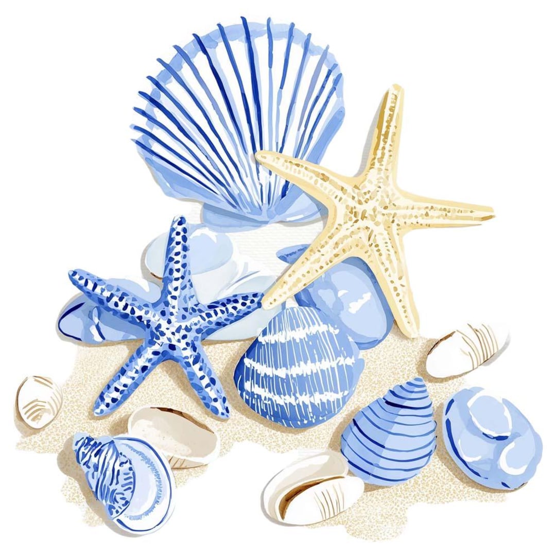 25 Watercolor Nautical Beach Clipart Graphics - Printable PNG Files ...