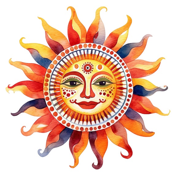 Mexican Sun Clipart