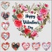 10 Watercolor Valentine's Day Hearts Clipart Graphics- PNG Files for ...