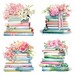 12 Watercolor Preppy Books Clipart Graphics - Printable PNG Files for ...