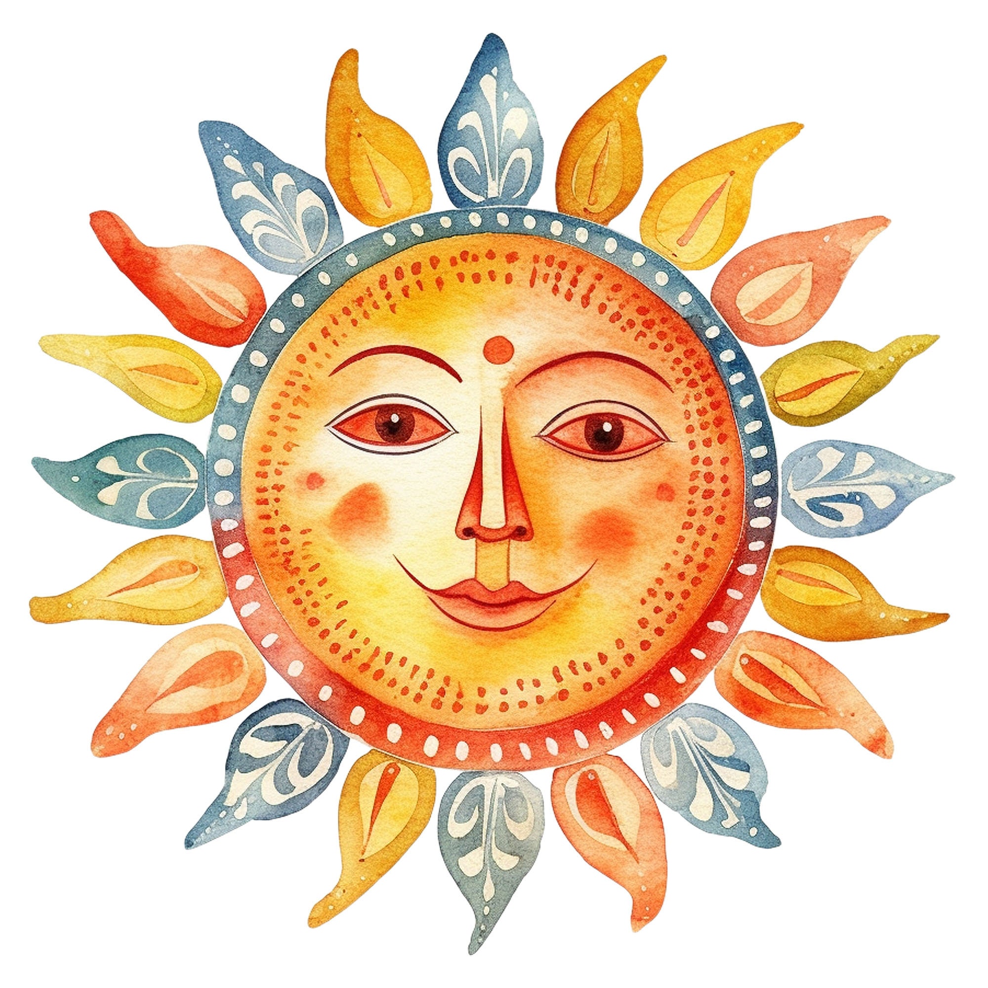 Mexican Sun Folk Art