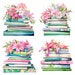 12 Watercolor Preppy Books Clipart Graphics - Printable PNG Files for ...