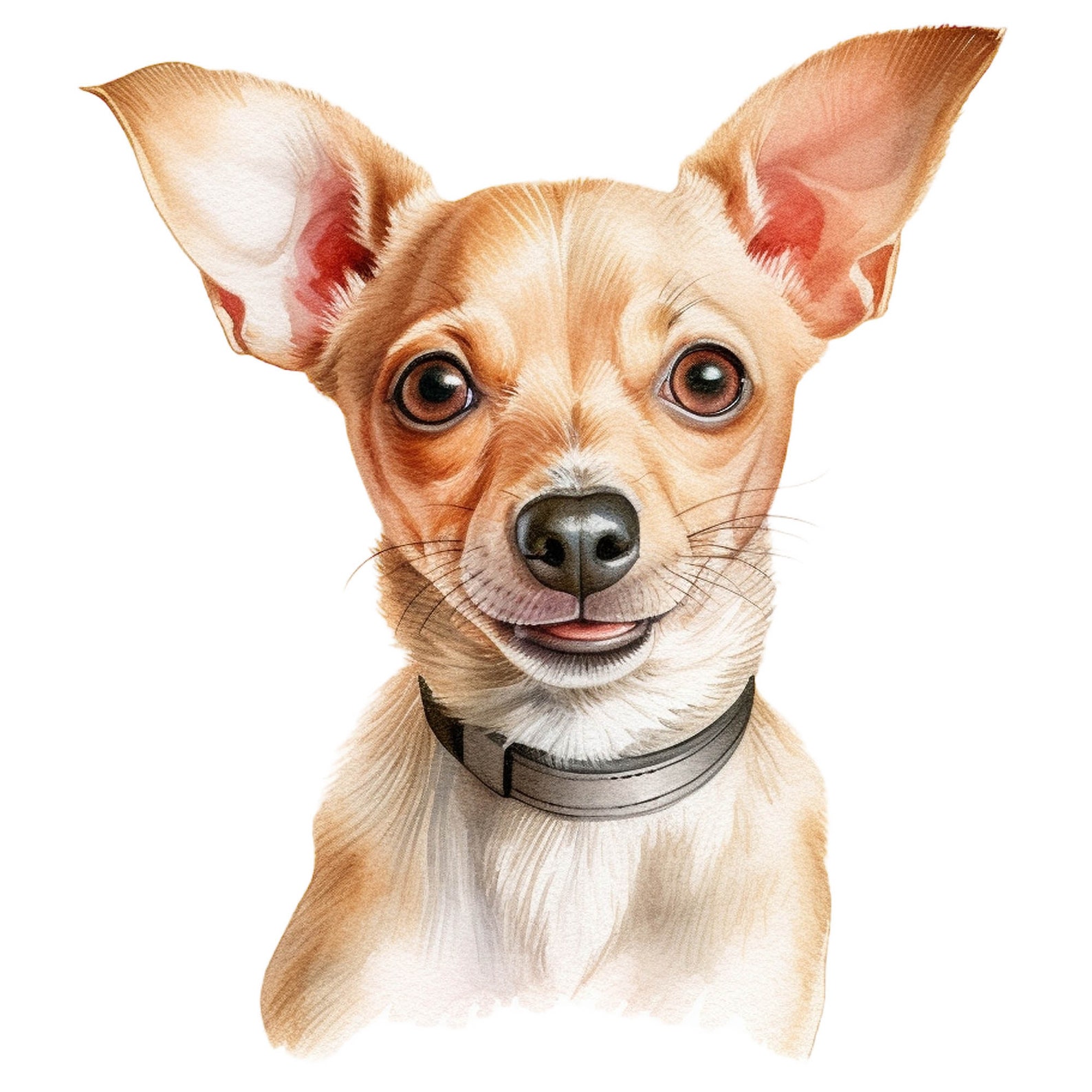 10 Cute Dog Portraits Clipart Watercolor Graphics Digital Download Dogs ...