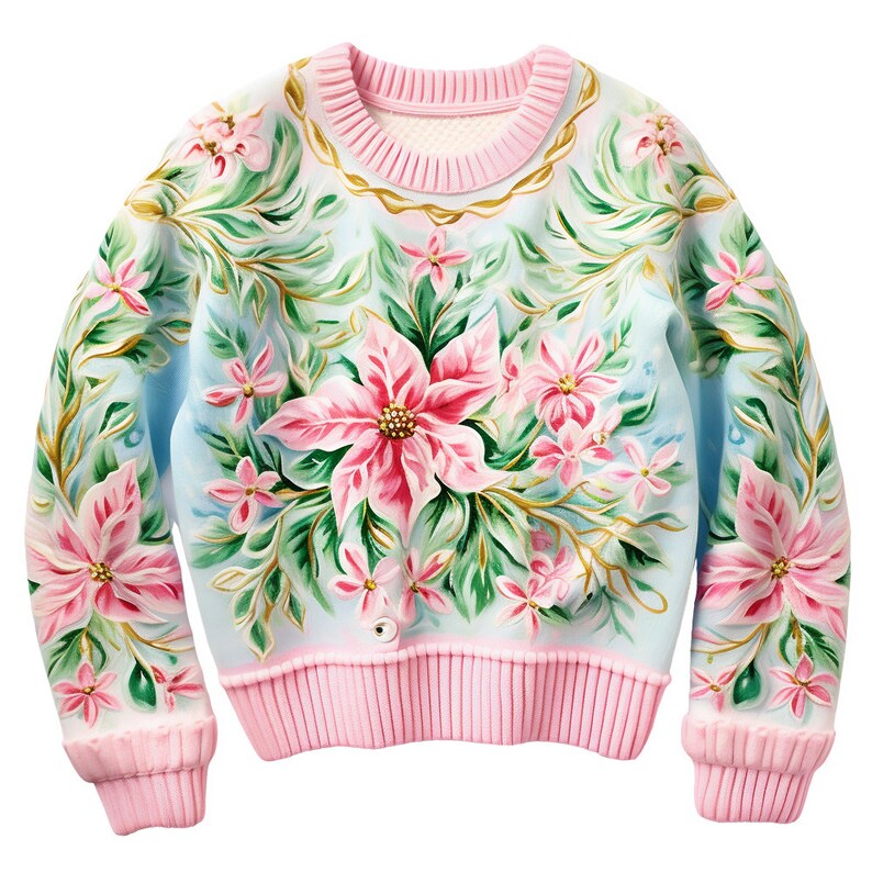 10 Watercolor Preppy Christmas Clipart Graphics Printable PNG Files for ...