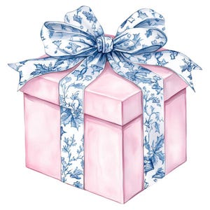 16 Chinoiserie Christmas Watercolor Clipart Graphics - Printable PNG ...