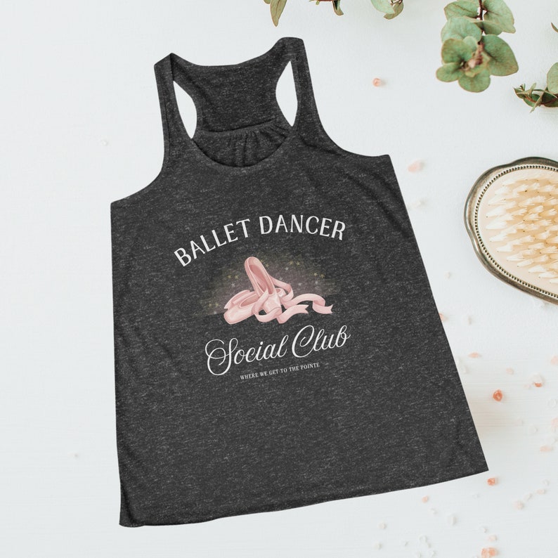 Ballet Dancer Social Club Tank Top Dance Social Club Shirt Ballerina ...