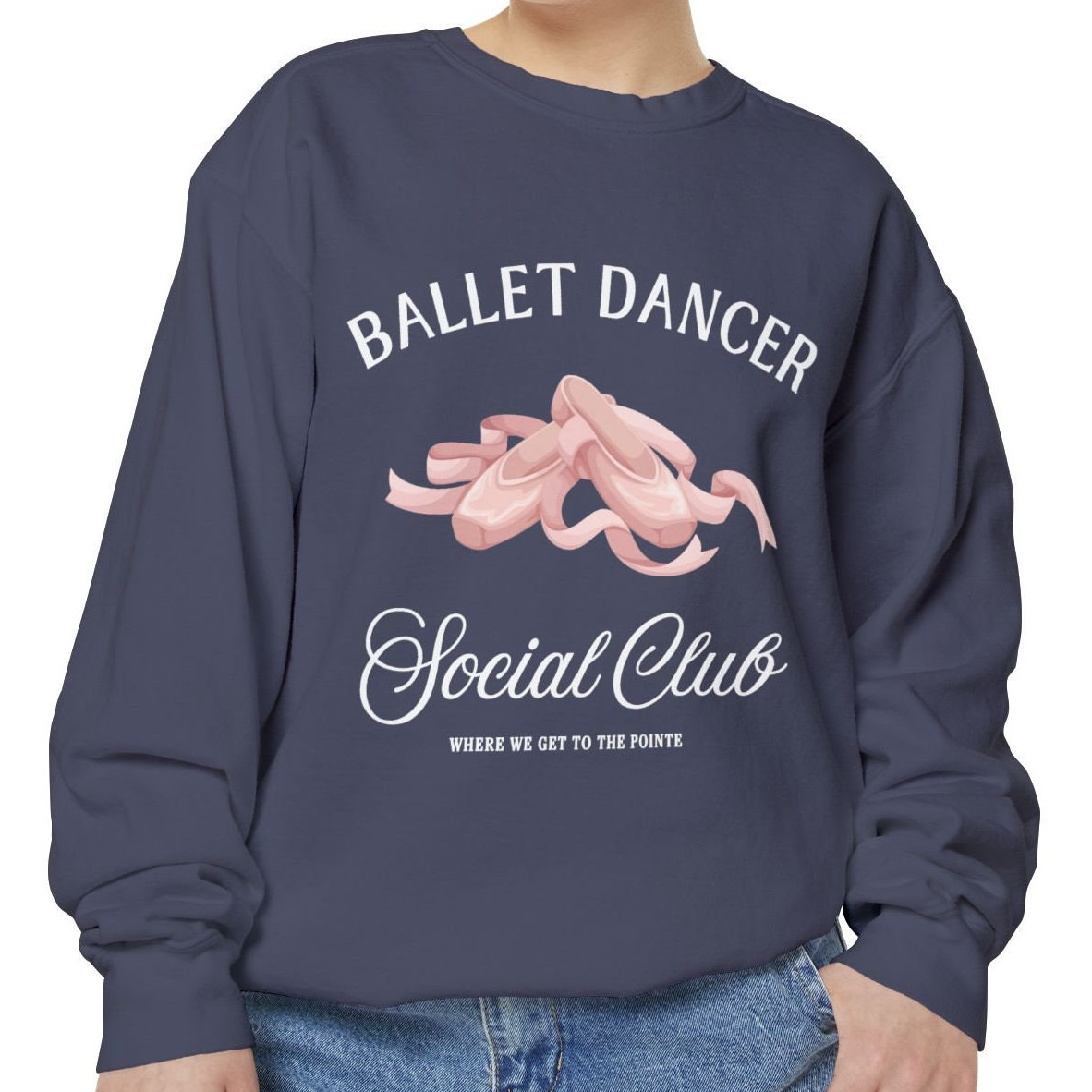 Ballet Sweatshirt Dance Social Club Shirt Ballerina Gifts Ballet Dancer ...
