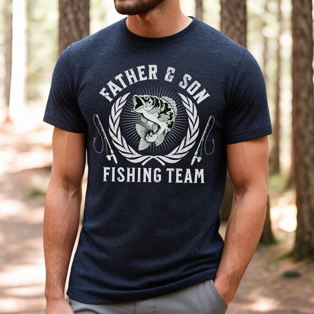 Father and Son Fishing Shirt, Dad Fishing T Shirt, Gift for Dad, Father ...
