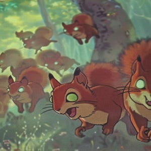 Squirrel MTG Playmat Drey Keeper Desk Mat Lorcana TCG Playmat Anime ...