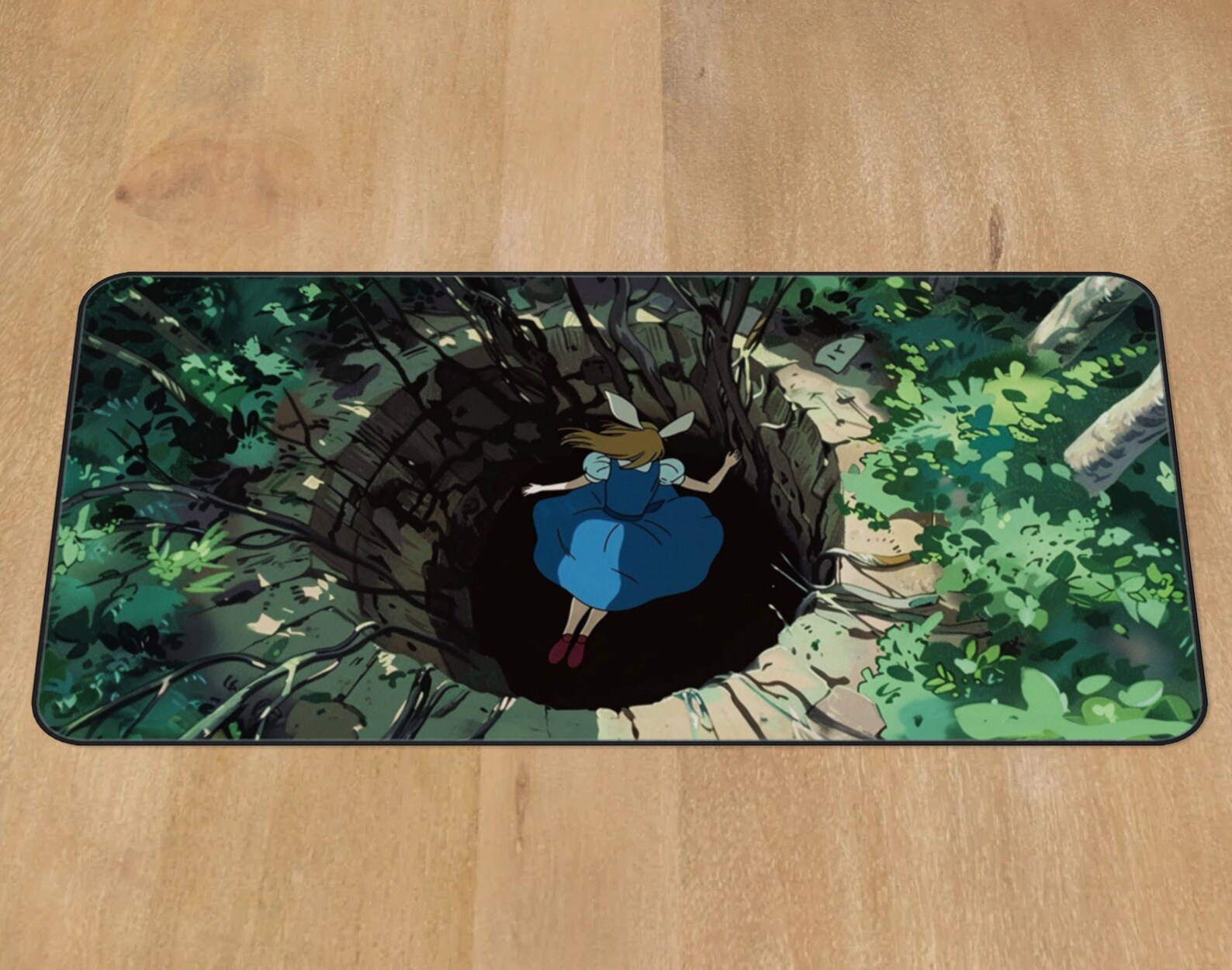 Alice in Wonderland Lorcana Playmat Down the Rabbithole MTG Playmat ...