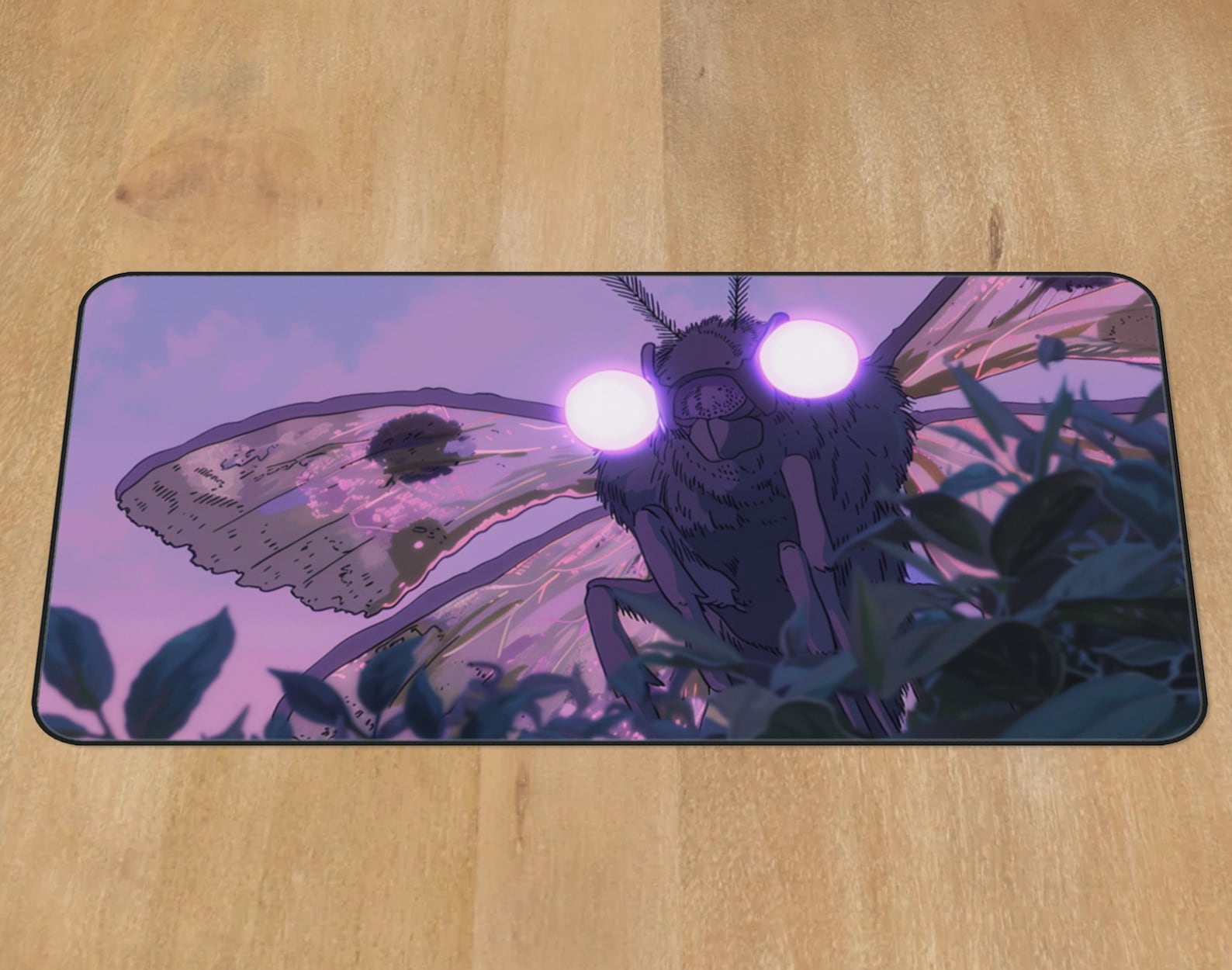 Fallout MTG Playmat Wise Mothman Gaming Mat Fallout TCG Playmat Purple ...