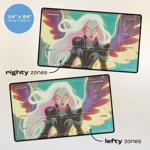 Archangel Avacyn MTG Playmat Cute Anime Play Mat Lorcana TCG Playmat ...