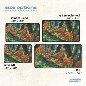 Squirrel Army MTG Playmat Drey Keeper MTG Play Mat Lorcana TCG Playmat ...