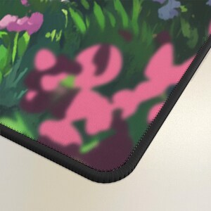 Eevee MTG Playmat Cute Anime Desk Mat Lorcana TCG Playmat Aesthetic ...