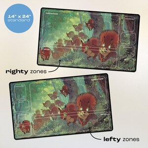 Squirrel MTG Playmat Drey Keeper Desk Mat Lorcana TCG Playmat Anime ...